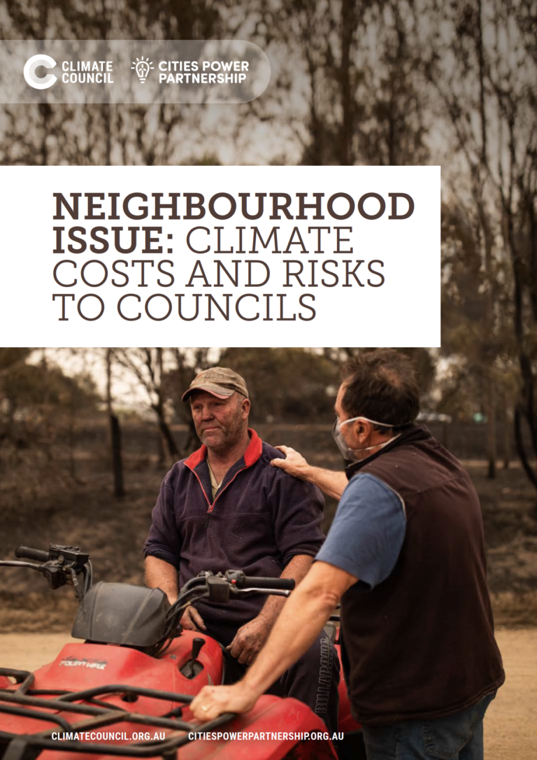 Neighbourhood Issue: Climate Costs and Risks for Council | Climate Council