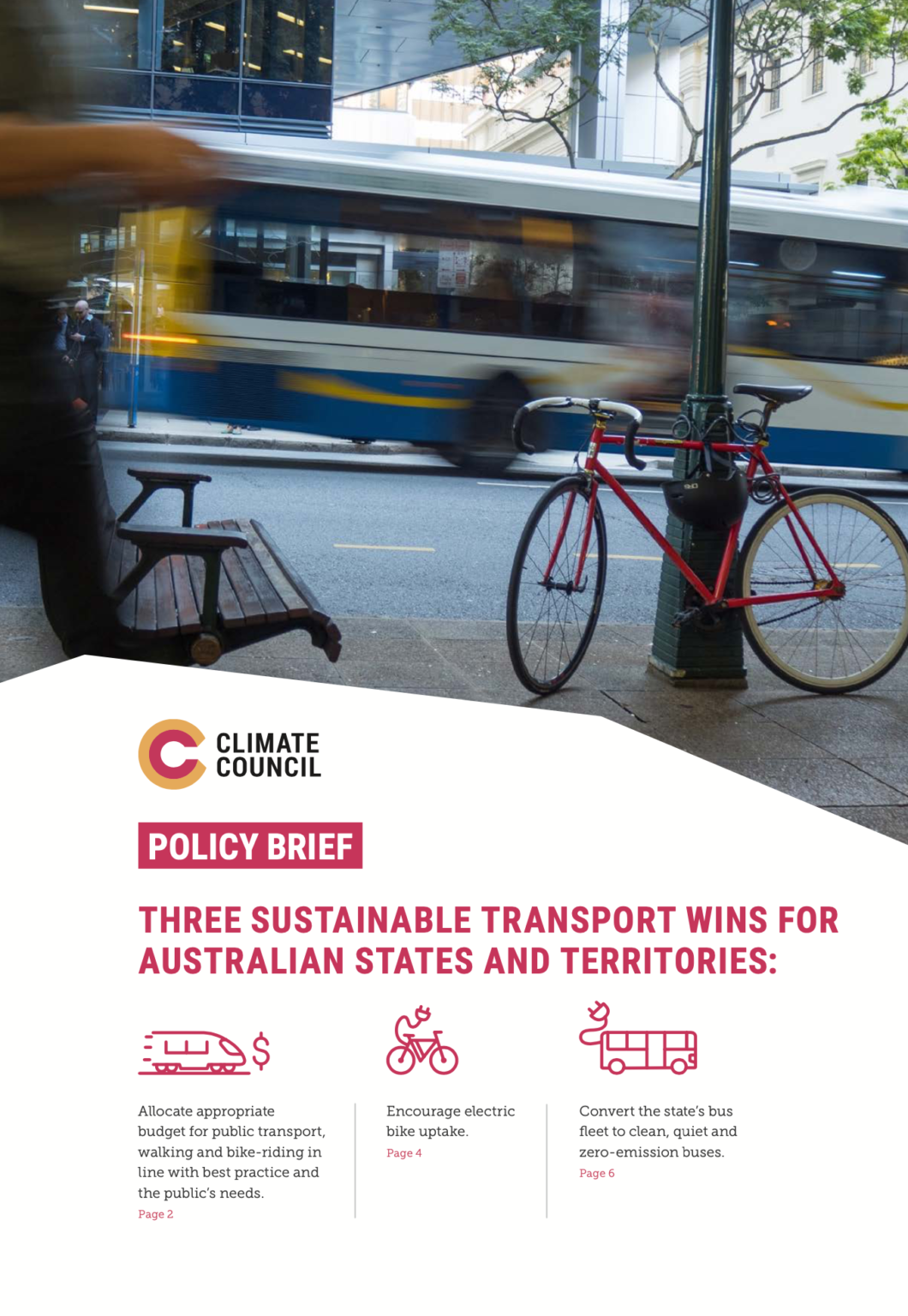 Sustainable Transport Policy Recommendations | Climate Council