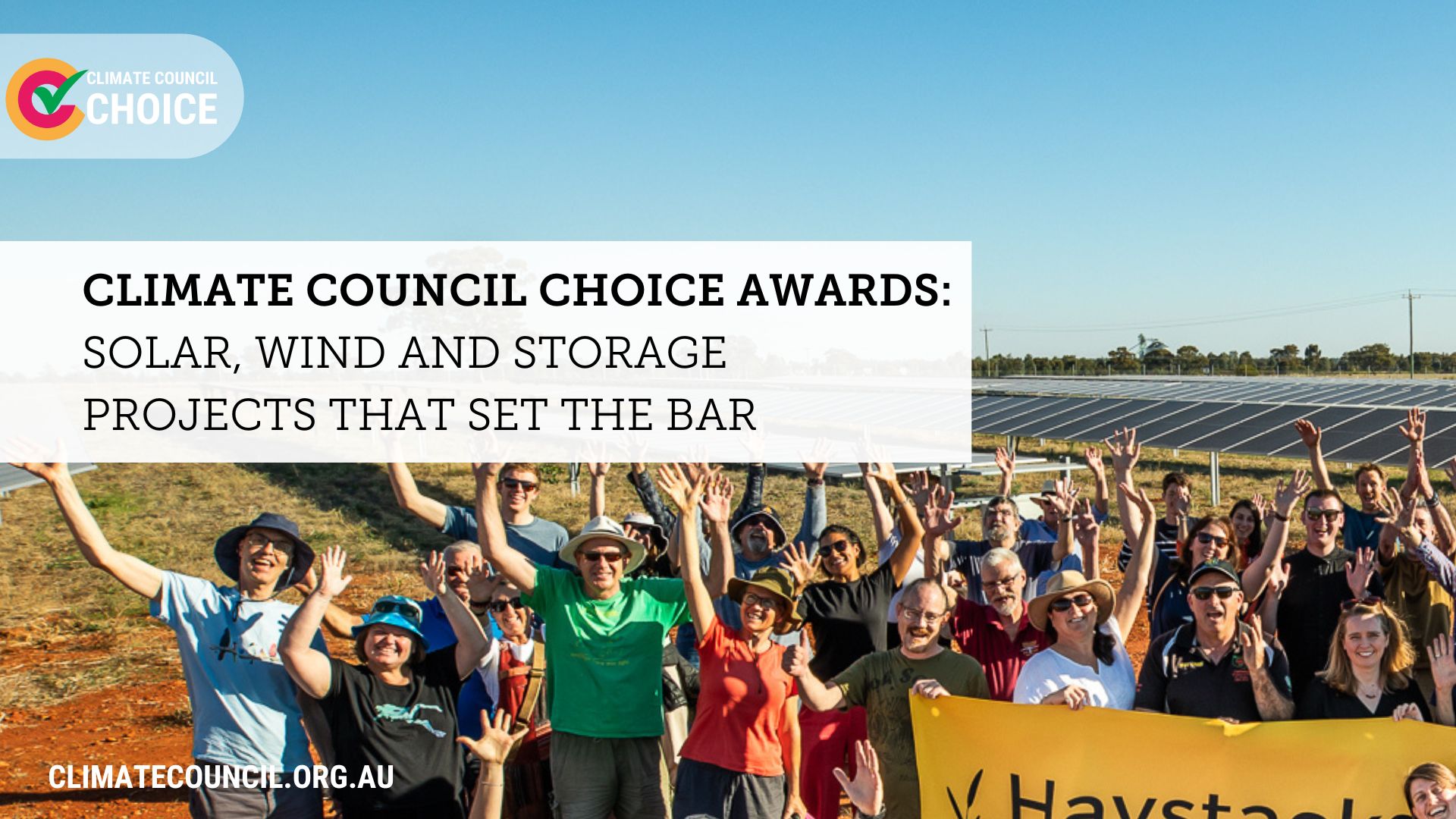 Climate Council Choice Awards: solar, wind and storage projects that ...